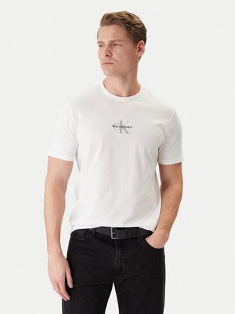 Calvin Klein Jeans T-Shirt LV04RB866G Wei&szlig; Regular Fit
