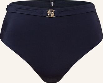 HUGO BOSS High-Waist-Bikini-Hose Double B blau