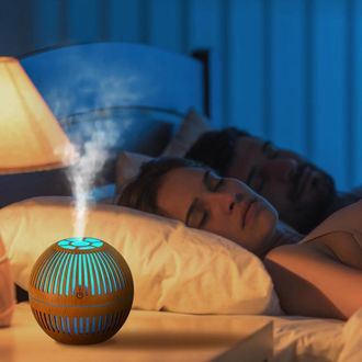 Holibanna Kleiner Aroma Diffusor mit Nat&uuml;rlichem Holzdesign und Warmem Effekt f&uuml;r Wohnzimmer und Behandlungszentren als Tragbarer &Ouml;l Diffusor