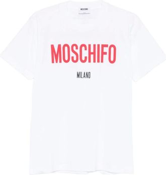 Moschino Femme, Tops, Blanc, Taille: 36 FR T-Chemises
