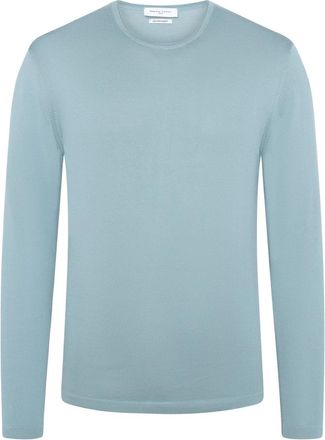 Daniele Fiesoli Softer Rundhalspullover aus &auml;gyptischer Baumwolle in