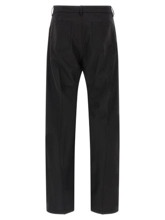 Rick Owens Mens Black Wool Jeans Denim Clothing