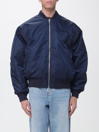 Diesel Windabweisende Polyester-Bomberjacke mit lockerer Passform und &uuml;berschnittenen Schultern