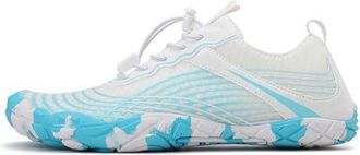 Generic Chaussures deau légères Anti-Glisse, Confortables et Respirantes, sèches Rapidement, idéales pour Sports Nautiques (41 Bleu Blanc)