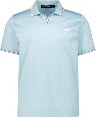 Karl Lagerfeld Herren Polo-Shirt blau