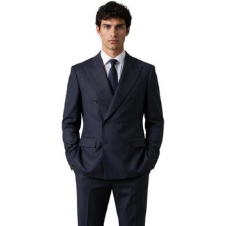 Dolce & Gabbana Sicilia Zweireihiger Blazer - - Jackets - Herren - Blau - M