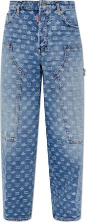 Dsquared2 Homme, Jeans, Bleu, Taille: XL Jeans Monogramme
