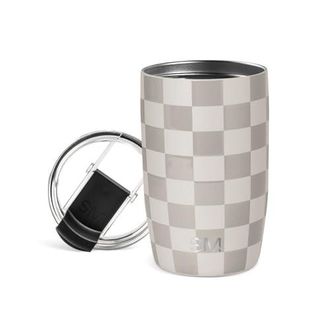 Simple Modern Thermobecher Kaffeebecher to go mit Klappdeckel | Isolierter Edelstahl-Kaffeebecher | Geschenke f&uuml;r Frauen und M&auml;nner | Voyager | 350ml | Checkmate