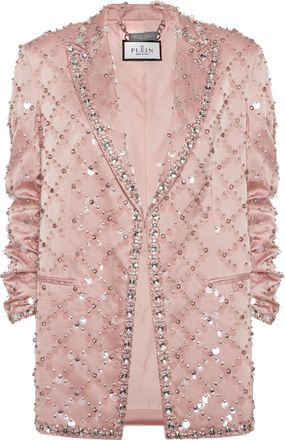 Philipp Plein Blazer Boyfriend Fit Plein Paillettes