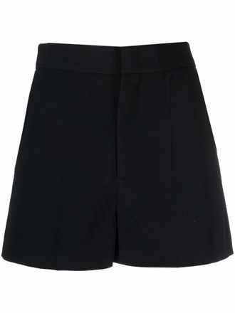 Red Valentino short &agrave; taille haute - Noir