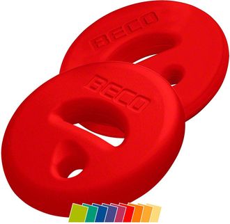 Beco AquaDisc SZ Aqua Training Trainingsscheiben Aqua Hanteln Paar rot