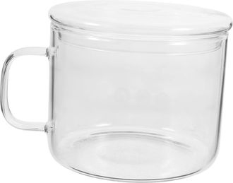 Cabilock Ramen-nudelsch&uuml;ssel Seitlicher Griff Mikrowellengeeignete Glassch&uuml;ssel Instant-nudelbeh&auml;lter Hitzebest&auml;ndig Vielseitig Einsetzbar Zum Kochen Und Servi