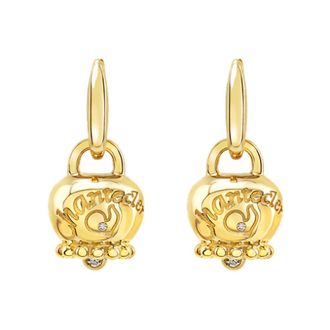 CHANTECLER Femme, Accessoires, Jaune, Taille: ONE Size Earrings