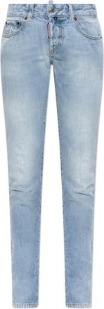 Dsquared2 Femme, Jeans, Bleu, Taille: 40 FR Super Jeans skinny