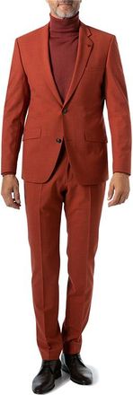Roy Robson Herren Anzug braun