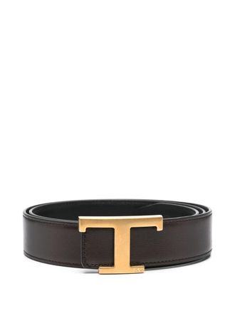 Tod's mocassins T Timeless en cuir - Marron