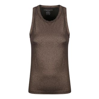 Majestic Filatures &Auml;rmelloses Top - - Tops - Damen - Braun - M