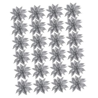 Valiclud 24st&uuml;cke Mini-weihnachtsblumen-Girlande zum Selbermachen Leicht und Langlebig f&uuml;r Weihnachtsbaumdeko Fenster und Accessoires