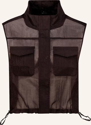 Monari Monari Mesh-Weste braun