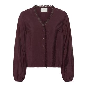 Kaffe Bluse - - Blouses & Shirts - Damen - Lila - 3XL