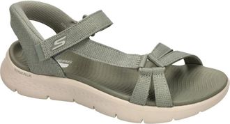 Skechers Femme, Sport, Vert, Taille: 38 EU Go Walk Flex Sandal - Illuminate