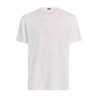 Kiton Baumwoll-T-Shirt - - Tops - Herren - Wei&szlig; - XL