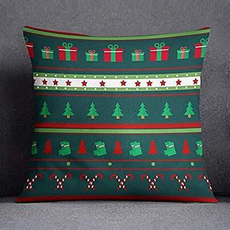 Bonamaison Le Jardin du Lin Kissenbezug, dekorativ, mehrfarbig, 35 x 50 cm