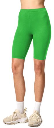 Merry Style Damen Sport Leggings kurz Sportleggings Radlerhose Sporthose aus Viskose MS10-145 (Grün, M)