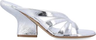 Dries Van Noten Femme, Chaussures, Gris, Taille: 37 EU Heeled Mules