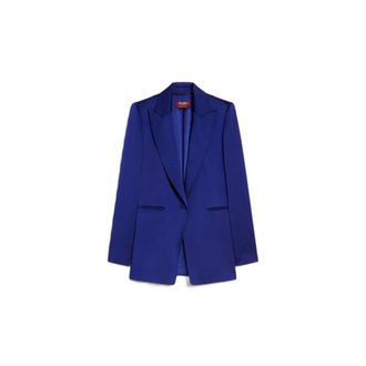 Max Mara Acetate Blazer - - Jackets - Damen - Blau - 2XL