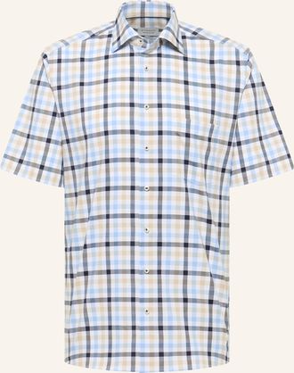 Eterna Kurzarm-Hemd Modern Fit blau