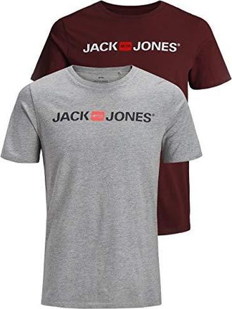 Jack & Jones Lot de 3 t-Shirts pour Homme, XXXL