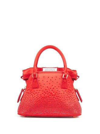 Maison Margiela mini sac &agrave; bandouli&egrave;re 5AC Cinema Inferno - Rouge