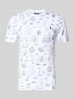 Polo Ralph Lauren Slim Fit T-Shirt aus reiner Baumwolle