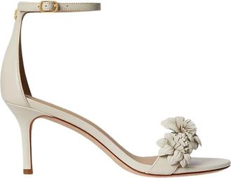 Ralph Lauren Femme, Chaussures, Blanc, Taille: 37 EU Allie Ankle-Strap Sandal