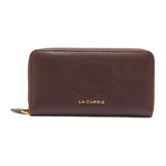 La Carrie Drilled Logo Big Wallet - - Accessories - Damen - Braun - ONE SIZE