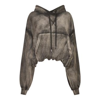 R13 Balloon Popover Sweat &agrave; capuche - Femme - Sweatshirts et sweats &agrave; capuche - Noir - Taille: 40 FR