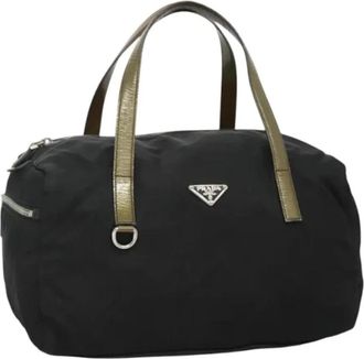 Prada Pre-owned Nylon sacs-main - Femme - Pre-owned - Noir - Taille: ONE Size