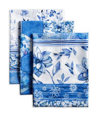 Maison d'Hermine Geschirrtuch (50 cm x 70 cm) 100% Baumwolle Set von 3, hochwertiges Küchenhandtuch für Muttertagsgeschenke, Küche, Party, Restaurant und Camping, Summ