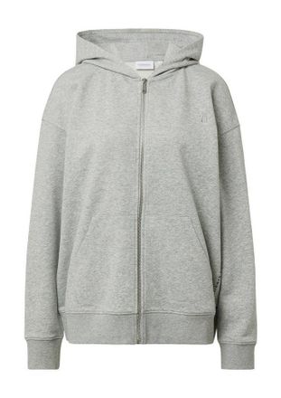 Comma Sweatjacke Sweatshirt Oversized Sweatjacke mit Kapuze