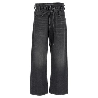 AG - Adriano Goldschmied Wide Jeans - - Jeans - Damen - Grau - W25