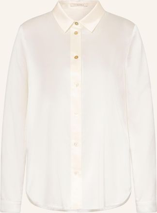 Lilienfels Lilienfels Hemdbluse Aus Seide weiss