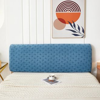 Generic Gewebte Dehnbare Bettkopfteil Bezug Minimalisten Staubschutz Polster&uuml;berzug Kopfteil Bezug in Unifarben f&uuml;r Doppelbetten Queensize Betten Kingsize Bet