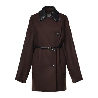 Sportmax Spxcurvone Jacke - - Coats - Damen - Braun - XS