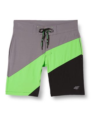 4F Mens H4L20-SKMT005-45N Shorts, Lieber grüner Sand, Medium