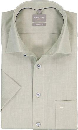 Olymp Herren Hemden gr&uuml;n Baumwolle