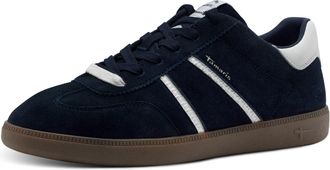 Tamaris Damen Low-Top Sneaker, Frauen Halbschuhe,Turnschuhe,Laufschuhe,Freizeit,sportlich,Halbschuhe,straßenschuhe,Strassenschuhe,Navy,41 EU
