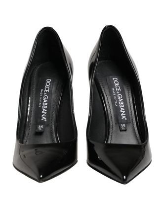 Dolce & Gabbana Womens Calf Leather Stiletto Black