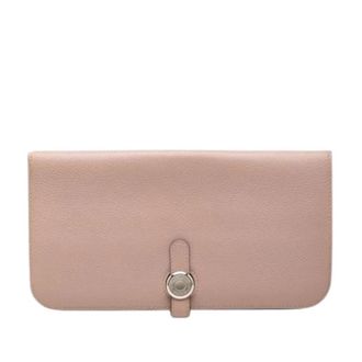 Herm&egrave;s Pre-owned Leder Portemonnaies - - Pre-owned - Damen - Rosa - ONE SIZE