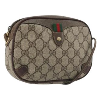 Gucci Sac bandouli&egrave;re vintage doccasion - Femme - Pre-owned - Brun - Taille: ONE Size